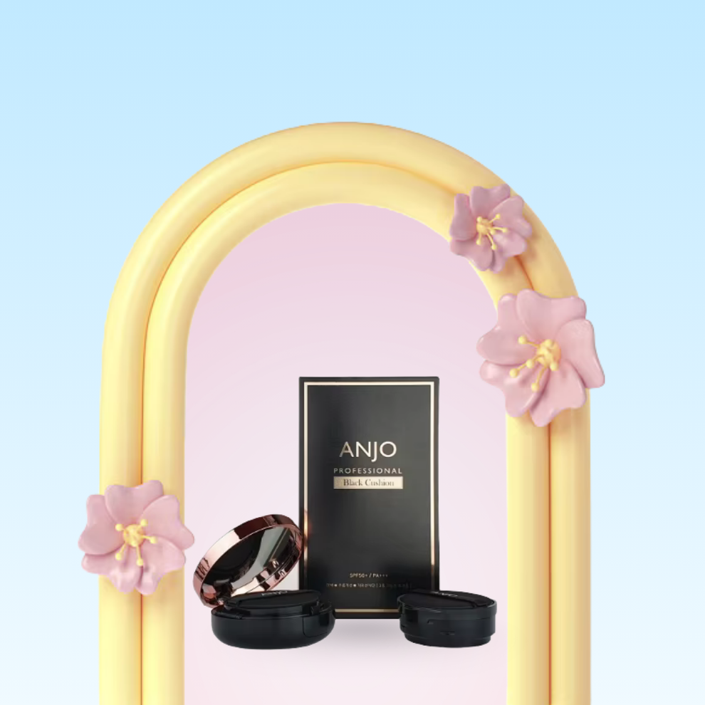 Anjo Professional Black Cushion SPF 50+ PA+++ No. 21 | High-Coverage ...
